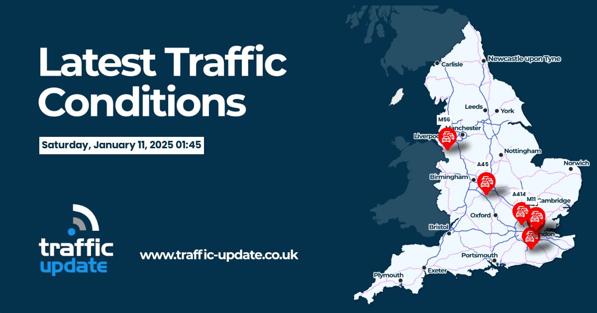 Wales Traffic reports & updates. Live traffic map, news, delays