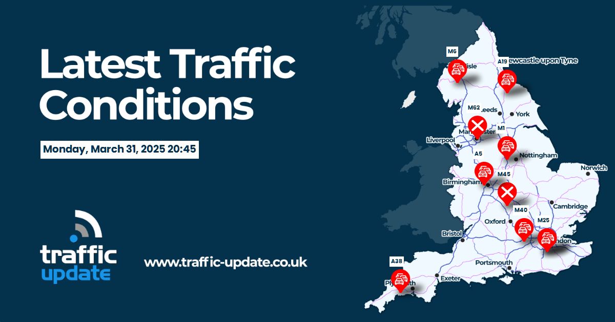 Real-Time M6 Traffic & Travel Updates - Congestion, Accidents, Maps ...