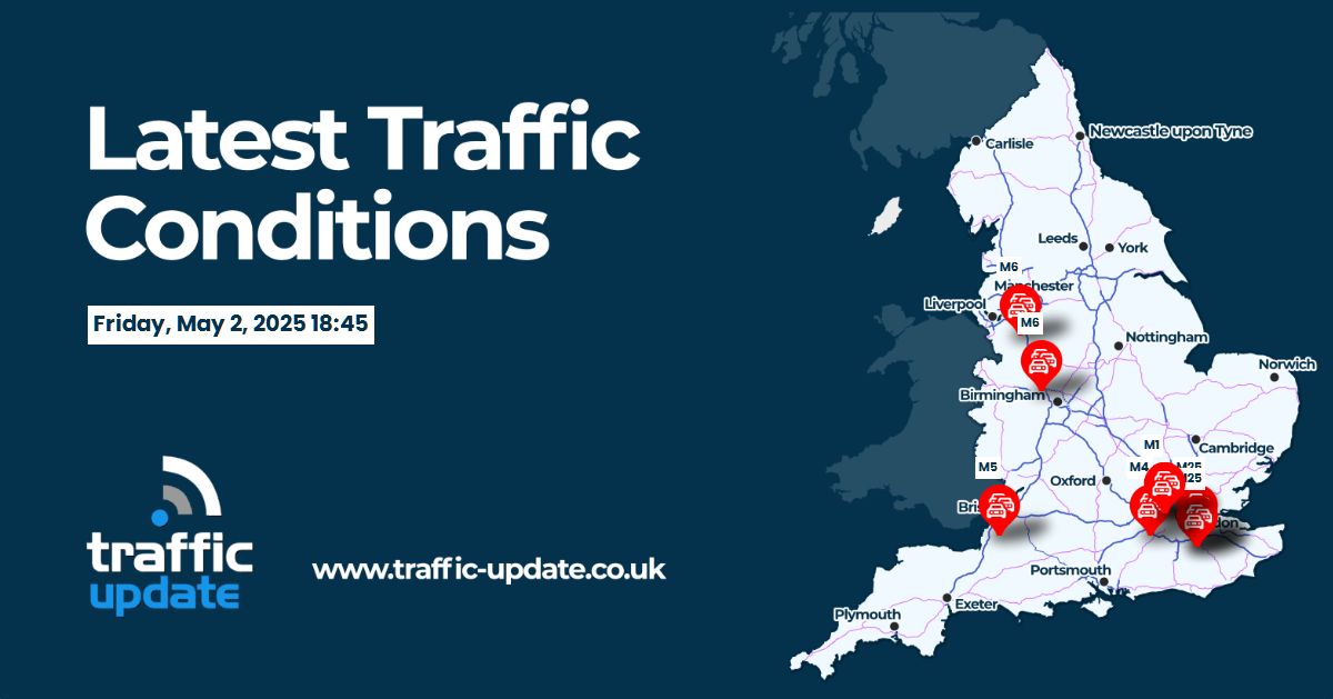 Cambridge traffic conditions - incidents & roadworks