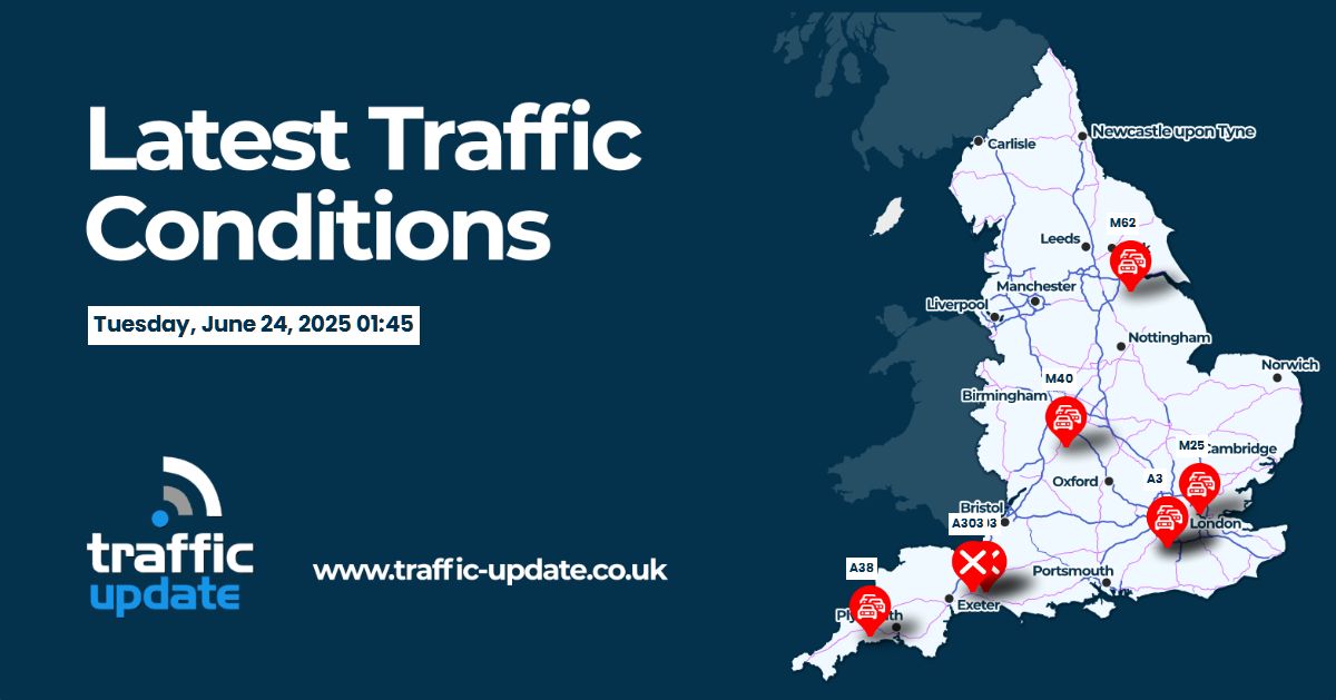 Lancing traffic conditions - incidents & roadworks