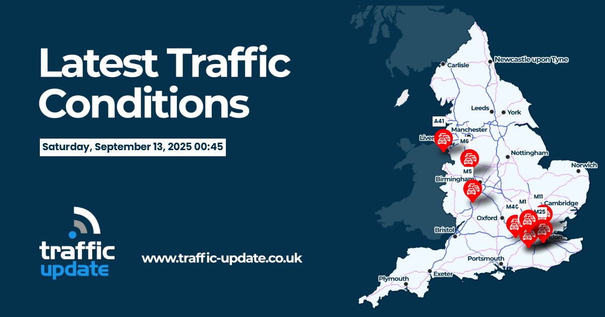 Crewe traffic conditions - incidents & roadworks