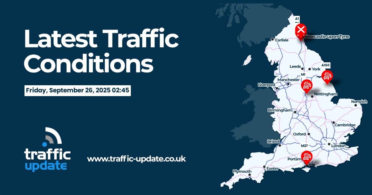 Teesside traffic conditions - incidents & roadworks