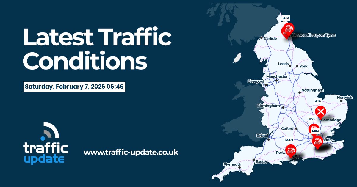 Live traffic conditions and news for UK cities