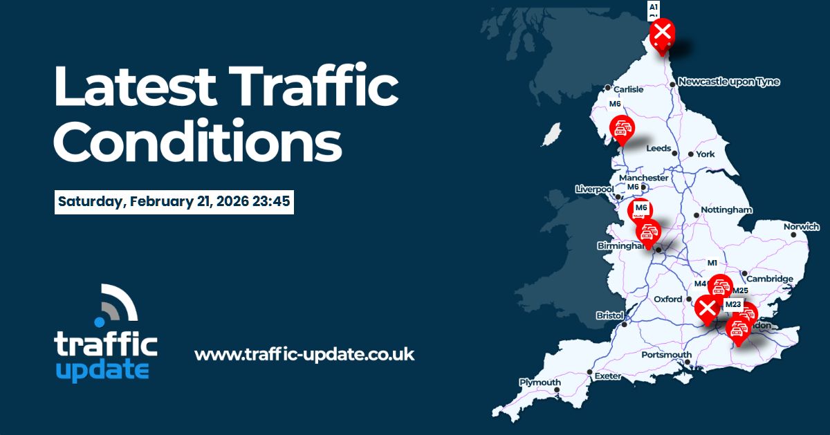 London traffic conditions - incidents & roadworks