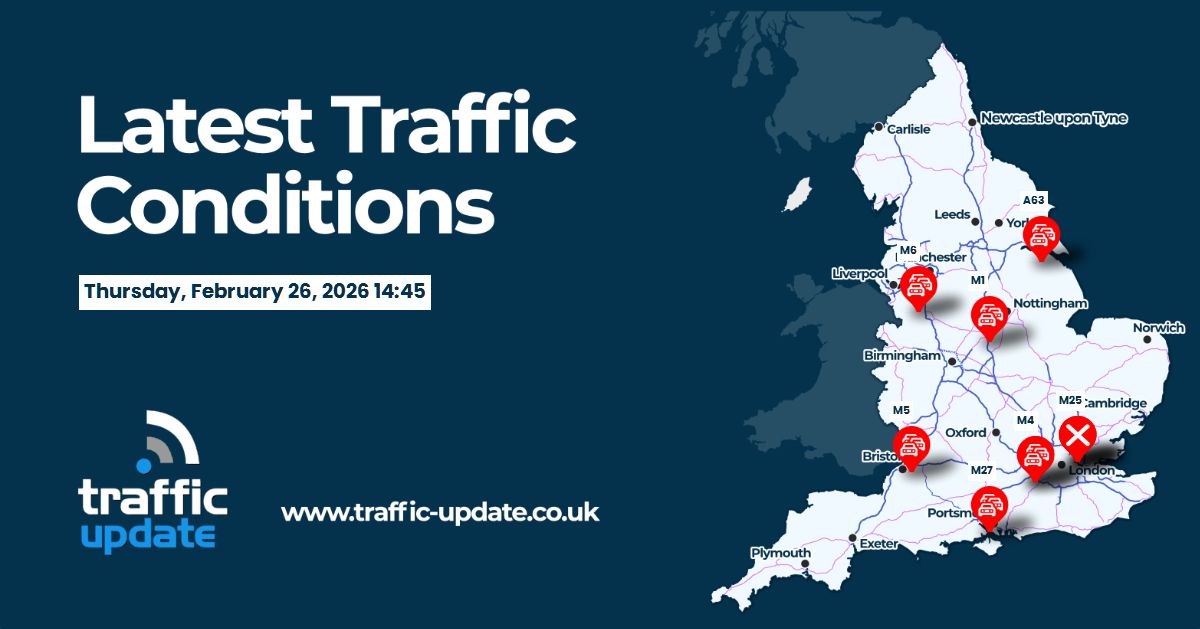 Nantwich traffic conditions - incidents & roadworks
