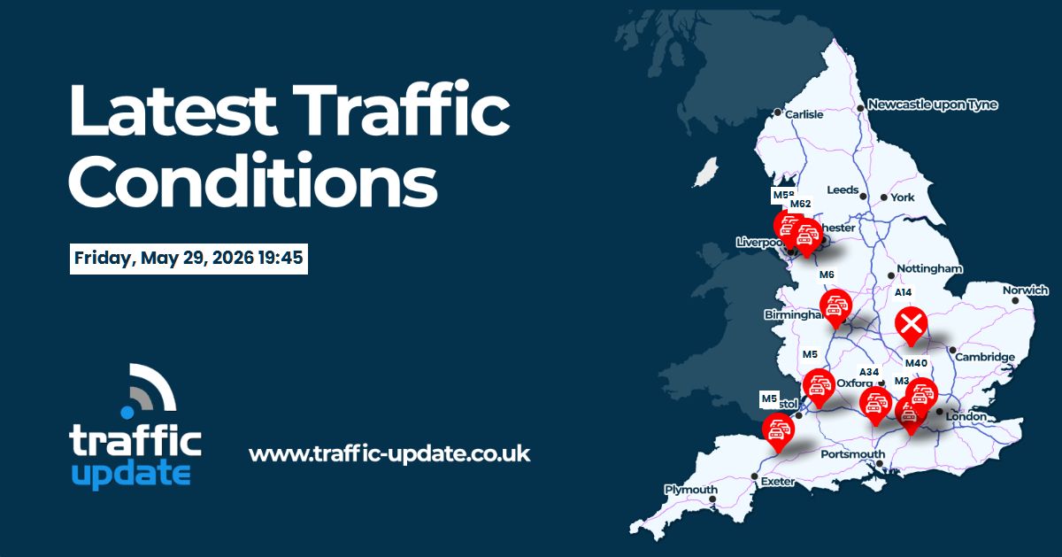 Godstone traffic conditions - incidents & roadworks